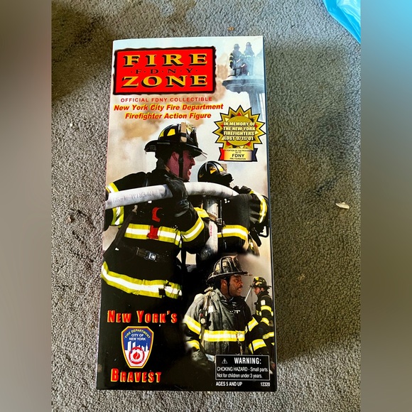 Toys | Nib Nypd Firefighter Action Figure | Poshmark